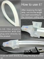 China IP67 Flexible Outdoor Waterproof Silicone Neon LED Strip Light AC220V DC24V 9W 5M for sale
