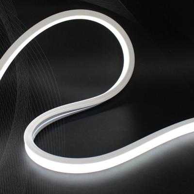 China IP68 Waterproof RGBW LED Neon Flex Strip Light 24V Silicone PVC Rope Light 10mm Width for sale