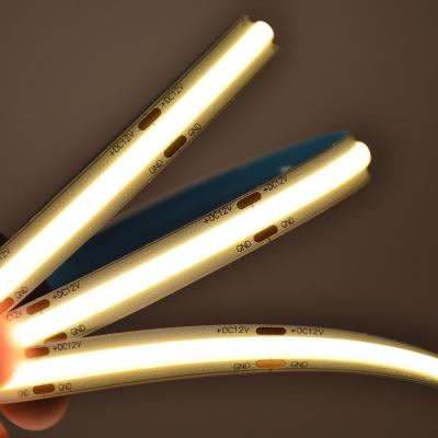 China COB LED Strip DC12/24V 480 LEDs 8mm Width IP20 IP67 IP68 Waterproof for sale