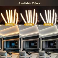 China 24V LED COB Strip Light 320 LEDs 8mm PCB Width IP20 IP67 IP68 Waterproof for sale