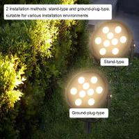China Aluminum LED Spotlight Adjustable Lawn Light 3000K IP67 Outdoor Garden Decorative Lamp for sale