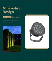 China Aluminum RGB DMX512 Flood Light Outdoor Landscape Spotlight Lawn Light 2026 for sale