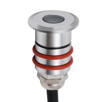 China IP68 Stainless Steel 12V LED Buried Light Outdoor Floor Recessed Deck Spotlight for Underground Garden Lighting for sale