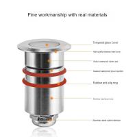 China IP68 Stainless Steel 12V LED Buried Light Outdoor Floor Recessed Deck Spotlight for Underground Garden Lighting for sale