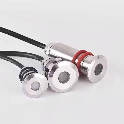 China IP68 Waterproof Mini LED Recessed Underground Light DC12V 24V for Outdoor Garden Pool Step for sale