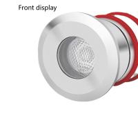 China IP68 Waterproof Mini LED Recessed Underground Light DC12V 24V for Outdoor Garden Pool Step for sale