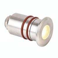 China IP68 Waterproof Mini LED Recessed Underground Light DC12V 24V for Outdoor Garden Pool Step for sale