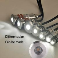 China IP68 Waterproof Mini LED Recessed Underground Light DC12V 24V for Outdoor Garden Pool Step for sale