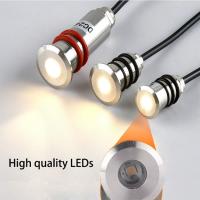 China IP68 Waterproof Mini LED Recessed Underground Light DC12V 24V for Outdoor Garden Pool Step for sale