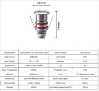 China IP68 Stainless Steel LED Buried Light 12V Low Voltage Outdoor Garden Path Lighting for sale