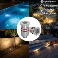 China IP68 Waterproof 304 Stainless Steel LED In-Ground Pool Light 12V for Garden Landscape for sale