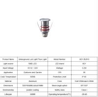 China IP68 Waterproof 304 Stainless Steel LED In-Ground Pool Light 12V for Garden Landscape for sale