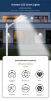 China AC220V IP65 LED Street Light 180W High Luminous Efficiency Outdoor Garden Road Courtyard Lighting for sale