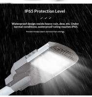 China 100W LED Street Light IP65 Aluminum Alloy Outdoor for Highway Parking Lot Garden for sale
