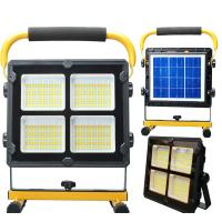China Portable Solar Flood Light 5V 2A Type C USB Output Stepless Dimming Outdoor Handheld LED Work Light for sale