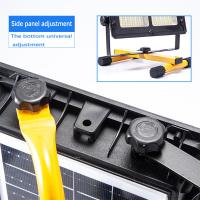 China Portable Solar Flood Light 5V 2A Type C USB Output Stepless Dimming Outdoor Handheld LED Work Light for sale