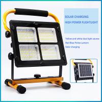 China Portable Solar Flood Light 5V 2A Type C USB Output Stepless Dimming Outdoor Handheld LED Work Light for sale