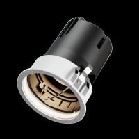 China Aluminum Deep-Mount Recessed Spotlight 3W 5W 7W COB Light Source Ra95 24 Degree Beam Angle for sale