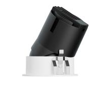 China Aluminum Deep-Mount Recessed Spotlight 3W 5W 7W COB Light Source Ra95 24 Degree Beam Angle for sale