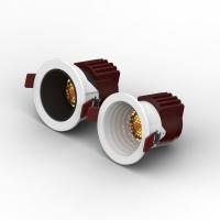China Round Wall Washer Ceiling Light Anti-glare Downlight 12W Recessed LED Commercial Hotel Project for sale