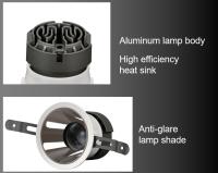 China Recessed Anti-Glare LED Downlight 5-25W Adjustable Beam Angle for Commercial Use for sale