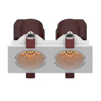 China Dimmable LED Can Light 3000K Warm White Baffle Trim Recessed Downlight Energy Star Listed for sale