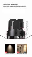 China Anti-Glare Recessed Aluminum Housing COB Down Lamp 8W-20W LED Spot Light for Indoor Hotel Office Mall for sale