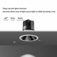 China Adjustable Ceiling Lamp 12W Indoor Recessed Spotlight for Home Lighting for sale
