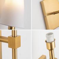 China LED Modern Classical Wall Lamp Bedside Reading Hotel Wall Light Brass RGB 31x18x18cm for sale