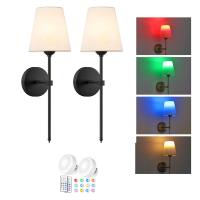 China LED Modern Classical Wall Lamp Bedside Reading Hotel Wall Light Brass RGB 31x18x18cm for sale