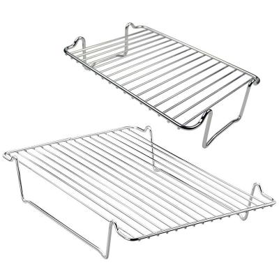 China 60x40cm Stainless Steel Welded Wire Mesh Tray , 304 Stainless Steel Steaming Rack for sale