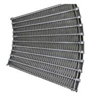 China Galvanized Stainless Steel Spiral Wire Mesh Conveyor Belt Good Air Permeability for sale