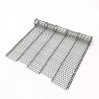 China Chocolate Metal Conveyor Belts , Ladder Flat Flex Wire Belt for sale