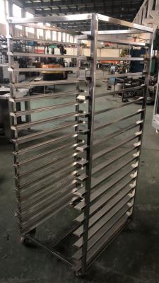 China Bread Baking Rack Trolley 1.2mm Plate Thickness Long Service Life for sale