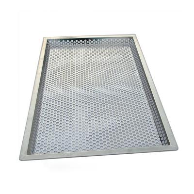 China Food Grade Perforated Tray For Baking Stainless Steel Perforated Tray for sale