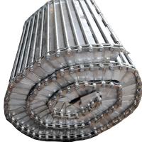 China Carbon Steel Metal Conveyor Belts Plate Link Conveyor Belt For Food for sale