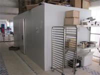 China Chromate Plating Stainless Steel Bakery Trolley With One Compartment for sale