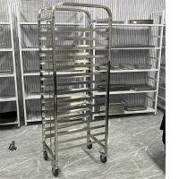 China One Compartment Drying Rack 25 × 25Mm Trolley Bakery Tray Rack Trolley for sale