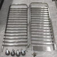China Standard Size Bakery Trolley With Trays Stainless Steel 201 304, for sale
