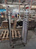 China Stainless Steel Cooling Rack Trolley Stable Structure Bread Cooling Trolley for sale