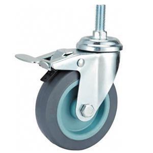 China 02-Grey PVC/Rubber caster for sale
