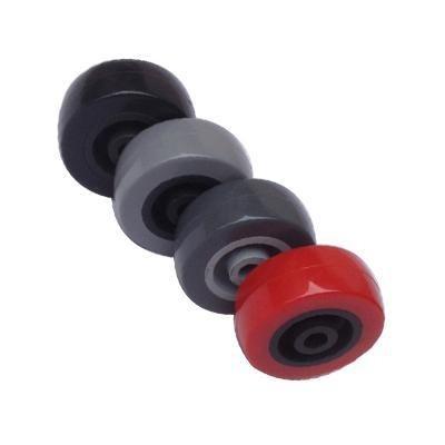 China 02-Grey PVC/Rubber caster for sale