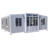 China Mobile Modular Container House Prefab Foldable 40ft 20ft Flat Pack Container for sale