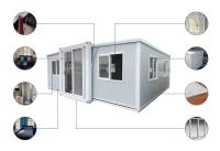 China White Gray Blue Red Expandable Container House Affordable Space Saving Solution for sale