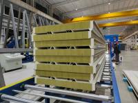 China Polyrethane Rockwool Sandwich Insulation Panel Seamless And Seam Connection for sale