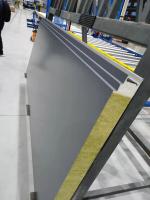 China Polyrethane Rockwool Sandwich Insulation Panel Seamless And Seam Connection for sale