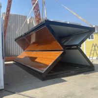 China Luxury Modern Style Foldable Expandable Container House With Fiber Cement Board Floor for sale