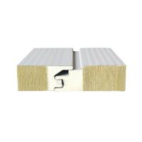 China Contemporary Rock Wool Composite Roofing Panels For Cold Room Construction for sale