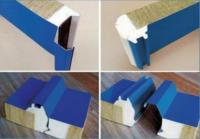 China Contemporary Rock Wool Composite Roofing Panels For Cold Room Construction for sale