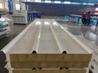 China Contemporary Rock Wool Composite Roofing Panels For Cold Room Construction for sale